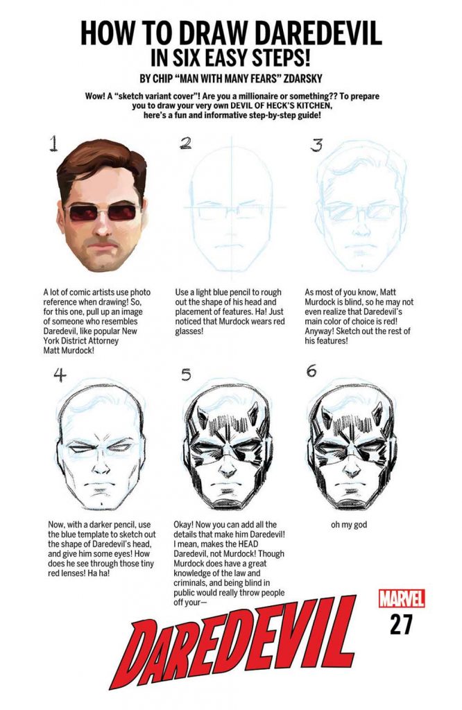 Marvel announces HOW TO DRAW VARIANTS by Chip Zdarsky - The Nerd Element
